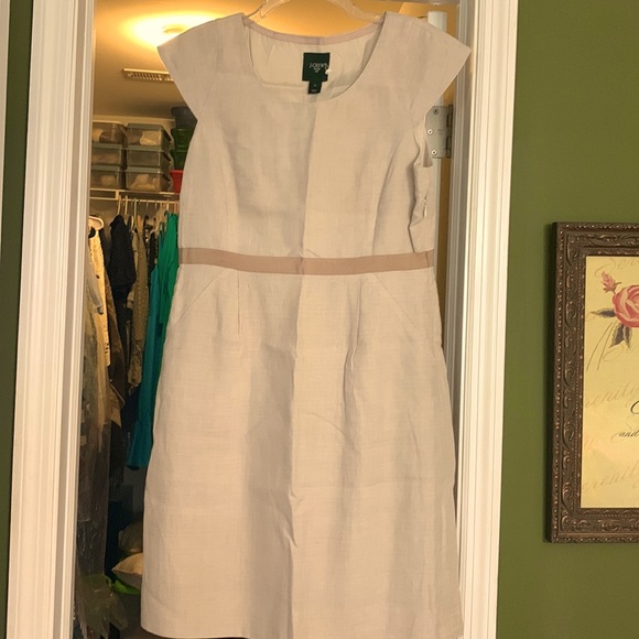 J. Crew | Dresses | J Crew Linen Dress Nwot | Poshmark